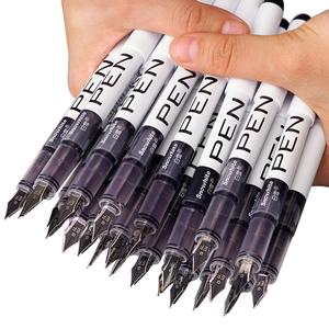 Jual De EF Tip Fountain Pen Pulpen Latihan Kaligrafi Tulisan Fountain ...