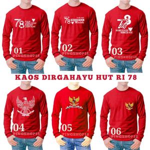Jual KAOS HUT RI 78 KAOS 17 AGUSTUS KAOS DIRGAHAYU KEMERDEKAAN LENGAN - Jakarta Barat - putri ...