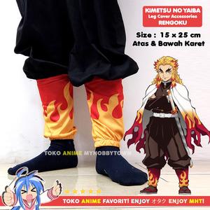 Jual Leg Cover Anime Kimetsu no Yaiba Demon Slayer Rengoku Kyojuro ...