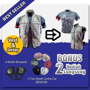 Jual Vest Rompi Sepeda Lipat Brompton Chpt3 Jersey Dry fit Sepeda Lipat ...