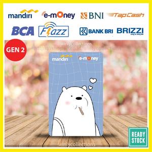 Jual Emoney Gambar Ice Bear Anime We Bare Bear Cute Kartun Etoll ...