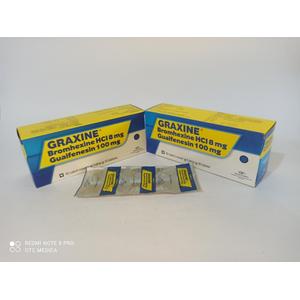 Jual GRAXINE Tablet 1 Strip Obat Batuk Berdahak Dewasa - Kab. Tegal ...
