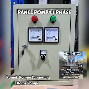 Jual PANEL POMPA SUBMERSIBLE 1.5HP 1PHASE PANEL POMPA SATELIT 1.5HP ...