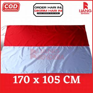 Jual Bendera indonesia ukuran 170x105 cm - Bendera merah putih ...