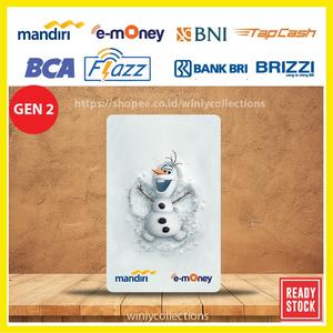 Jual Emoney Gambar Olaf Frozen Disney Kartun Anime Etoll Mandiri BCA ...