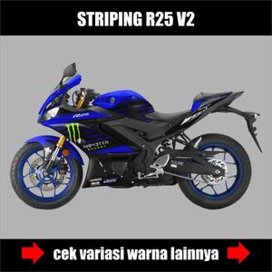 Jual Striping Yamaha R25 V2 Grafis Me / Stiker Decal Yamaha YZF R25 ...