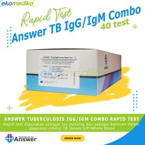 Jual Rapid Test TB Tuberculosis ANSWER TB Igg Igm Device Whole Blood ...