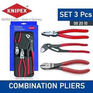 Promo Tang Kombinasi, Tang Potong, Tang Pipa 00 20 10 KNIPEX Power Set ...