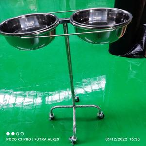 Jual Trolley Troli Waskom Double Stainless Standar Waskom Rumah Sakit ...