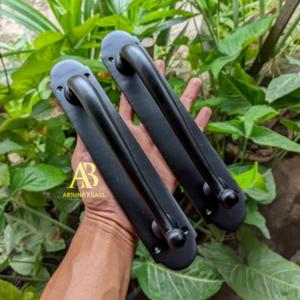 Jual Handle pintu rumah gagang pintu Kuningan model cumi s black doff ...