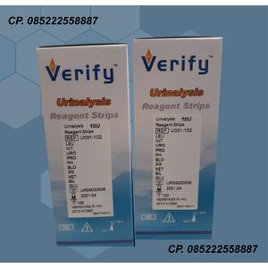 Jual Verify 10 parameter urinalysis reagent strip test urin 10 PE ...