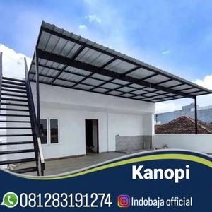 Jual Unik Kanopi baja ringan atap spandek pasir 0.35 minimalis Limited ...