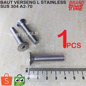 Jual Baut JF Kunci L M8 x 40 Stainless 304 Verseng Countersunk A2-70 M8 - Kota Tangerang Selatan ...