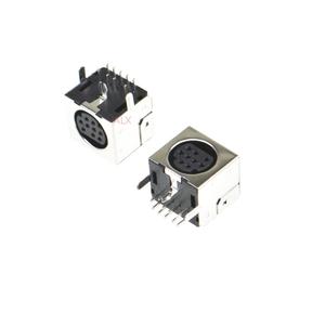 Jual 5pcs/ 9Pin Terminal Jack Mini DIN Female 90derajat/sudut Kanan PCB ...