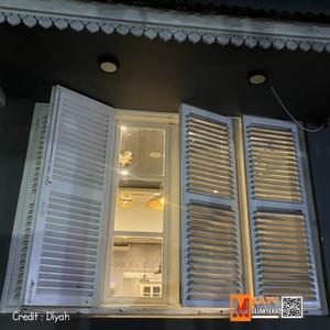 Jual Unik Daun Jendela Krepyak Jalusi Kayu Bengkirai Uk Customize Murah ...