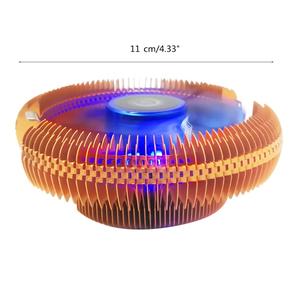 Jual Vivi Blue LED CPU Cooler Kipas CPU Berpendingin Udara PC Cooling ...