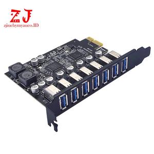 Jual Adapter Expansion Card PCI Express USB 3.0 Ke 7 Port USB3.0 PCIe PCI-E - Kab. Bandung Barat ...