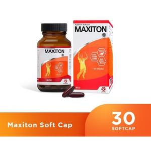Jual Maxiton Food Supplement Multivitamin Daya Tahan Tubuh Isi 30 ...