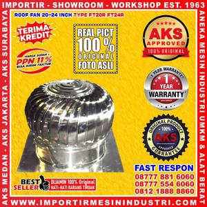 Jual Turbine Ventilator Ventilasi Blower Atap Rumah Pabrik 20 Inch ...
