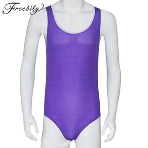 Jual Swimwear Mens Wrestling Singlet Swimsuit High Cut Swim - Jakarta ...