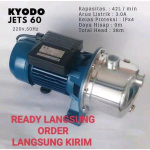 Jual Pompa Air Kyodo Jets 60 Stainless Steel Water Pump Jet Pump ...