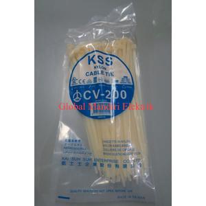 Jual Cable Ties CV 200 Hitam/Putih/ Kabel Ties KSS 203x4.6mm CV200 CV-200 - Putih - Jakarta ...