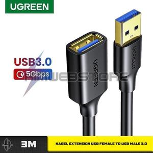 Jual UGREEN 30127 USB Extension Cable USB Male To USB 3.0 Female Kabel ...