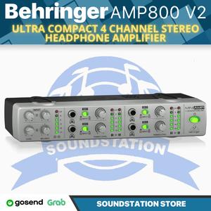 Promo BEHRINGER AMP800 V2 Ultra Compact 4 Channel Stereo Headphone ...