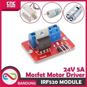 Jual MOSFET IRF520 IRF 520 MOSFET DRIVER 24V 5A MODULE ARDUINO ...
