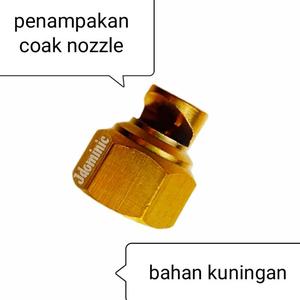 Jual Nozzle Kuningan 180° Brass Drat Dalam 1/4 Regular Ulir Metric M14 ...
