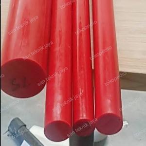 Jual POLYURETHANE MERAH BATANGAN 80MM X 50CM / PU RED ROD - Jakarta ...