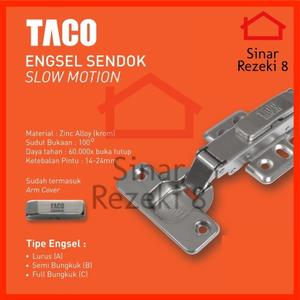 Jual Engsel Sendok TACO Slow Motion Lurus / Setengah / Full Bengkok ET ...