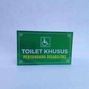 Jual Papan Akrilik Toilet, Difabel, Toilet Penyandang Disabilitas ...