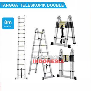 Jual Tangga Teleskopik Double Tangga Lipat Susun Telescopic Ladder 8m ...