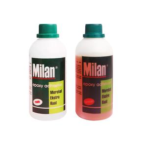Jual Lem Epoxy MILAN 2 Komponen Kemasan Botol Set/800 Gram/800Gr/800 Gr ...