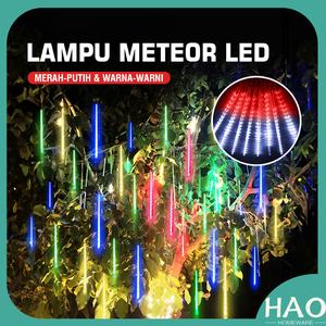 Jual NEW Lampu Meteor LED Merah-Putih 50cm 8 Batang / Lampu Hujan ...