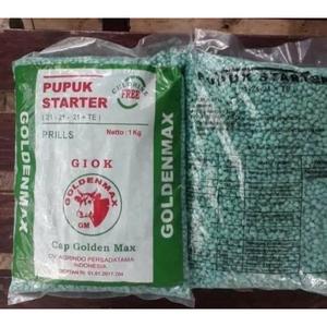 Jual Pupuk starter Npk 21-21-21+TE 1KG CAP Golden max Giok / Jupiter ...