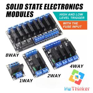 Jual SSR Solid State Relay 1 2 4 6 8 Ch Channel 5V 12V 24V DC for ...