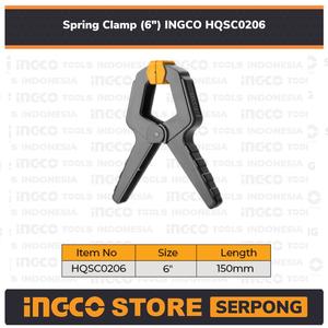 Jual INGCO SPRING CLAMP 4 / 6 INCH KLEM KAYU QUICK CLAMP CATOK KAYU ...
