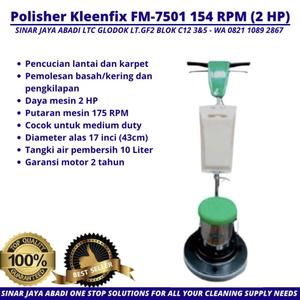 Jual Mesin Poles Lantai Karpet Floor Polisher Kleenfix 17 Inch 175 RPM Best - Kota Surabaya ...