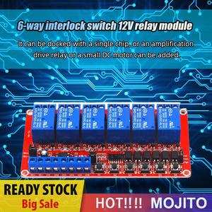 Jual Modul Relay Saklar Interlock 6 Arah High Low Level Trigger 12V ...