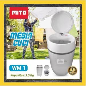 Jual Mito Mesin Cuci Mito Wm1 Washing Machine Portable 3 5 Kg - Jakarta ...
