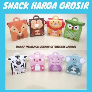 Jual Paket Snack Bingkisan Ulang Tahun Anak Premium Kemasan Box Animal ...