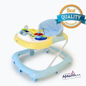 Jual Baby Walker Apolo Roda Dorongan Bayi Belajar Jalan Anak - Biru tua ...