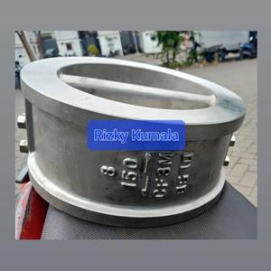 Jual Wafer Check Valve 8 Inch / Double Door Dn200 Full SS 316 CF8M Best ...