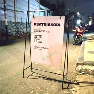 Jual Dijual Papan Plang Nama Frame Besi Papan Plang Coffee Shop Papan ...