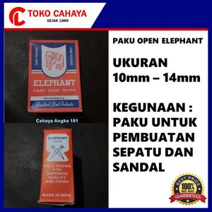 Jual Promo Paku Open Paku Sepatu Cap Gajah Elephant Tacks - 10 ...