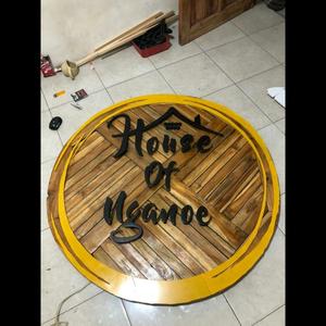 Jual Dijual Logo Kayu Plang Timbul Wood Wooden Sign Signage Toko Papan ...