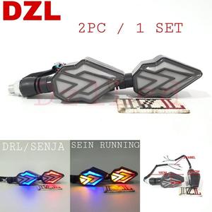 Jual lampu sein drl led sen iron man 2 warna sequential running ...