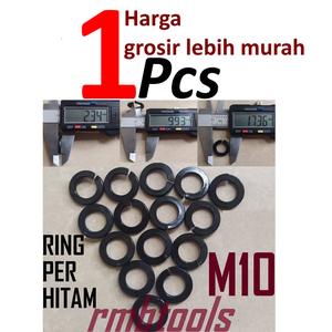 Jual M10 Ring Per Besi Baja Hitam / Ver Spring Washer Lock Black M10 ...